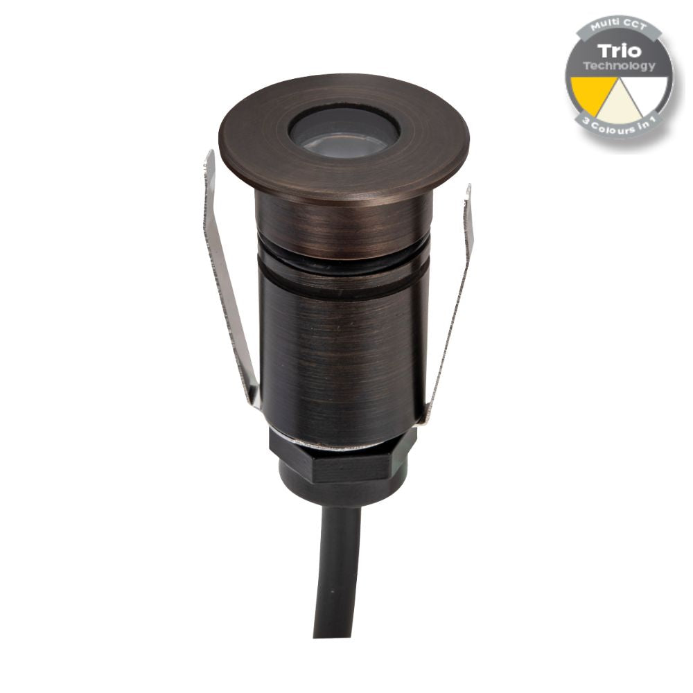 Domus Lighting | 10030 Domus EMIT 25mm 1W 36° LED TRIO 12/24V Decklight
